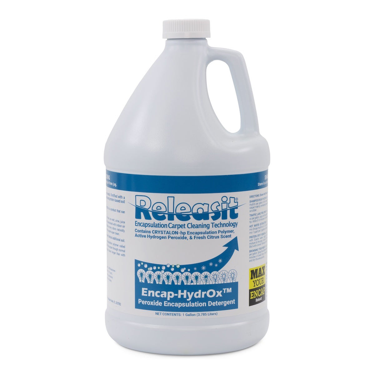 ~ Releasit Encap-Hydrox (1 Gallon) Encapsulation Carpet Cleaning ...